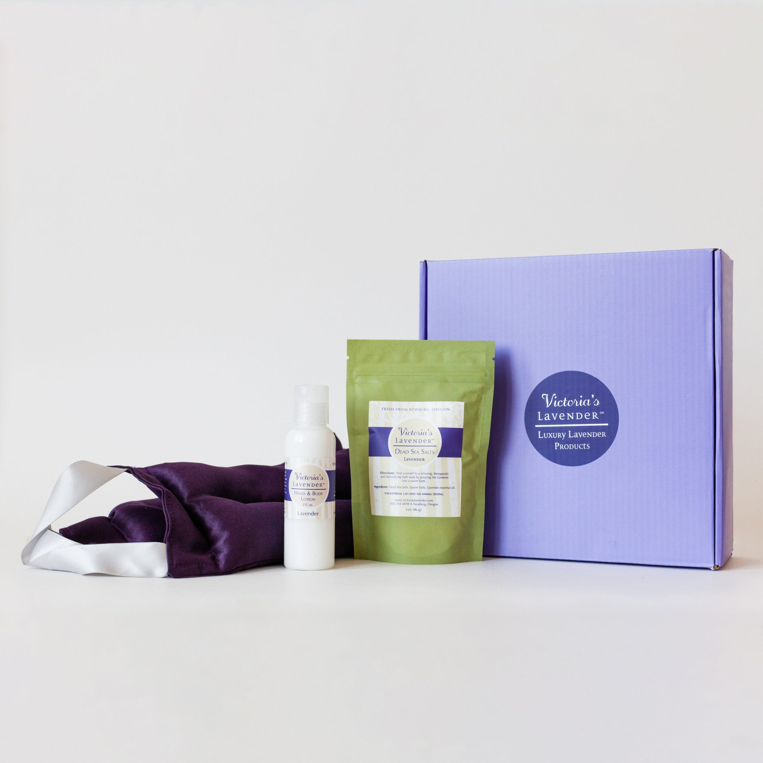 Luxury Neck Wrap Gift Set for Instant Stress Relief - Victoria's Lavender